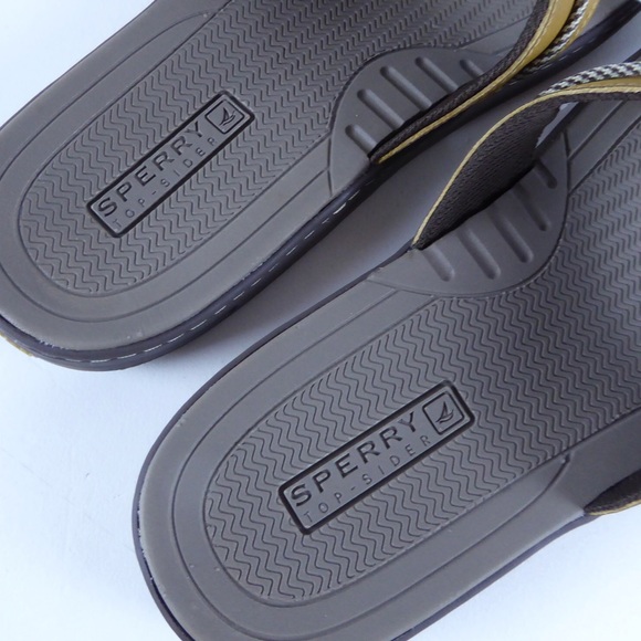 Sperry | Shoes | Sperry Mens Pensacola 2 Leather Sandal Flip Flops ...